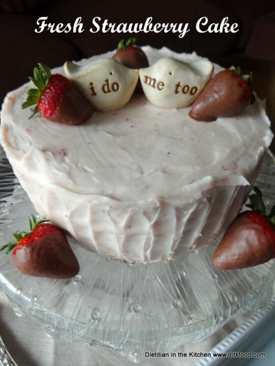 The Best Strawberry Cake + A Wedding Anniversary Ode to Star Wars