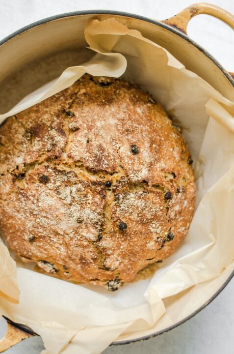 Dutch Oven Rosemary Raisin Bread Recipe | Sweet Cayenne