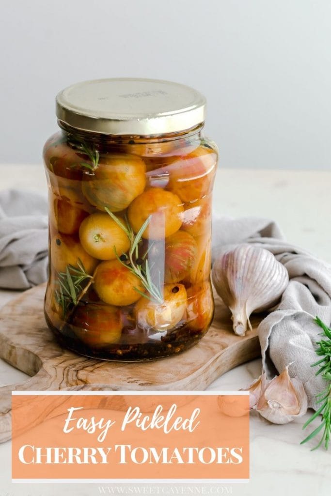 Easy Pickled Cherry Tomatoes