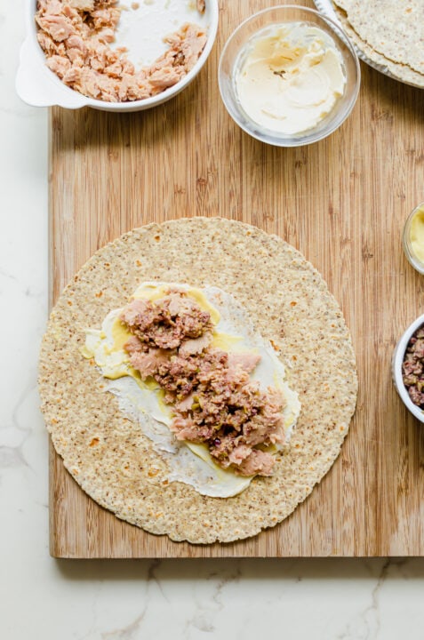 5-Ingredient Tuna Melt Wrap | Recipe with VIDEO | Sweet Cayenne