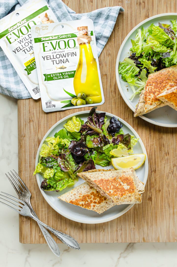 5-Ingredient Tuna Melt Wrap | Recipe with VIDEO | Sweet Cayenne